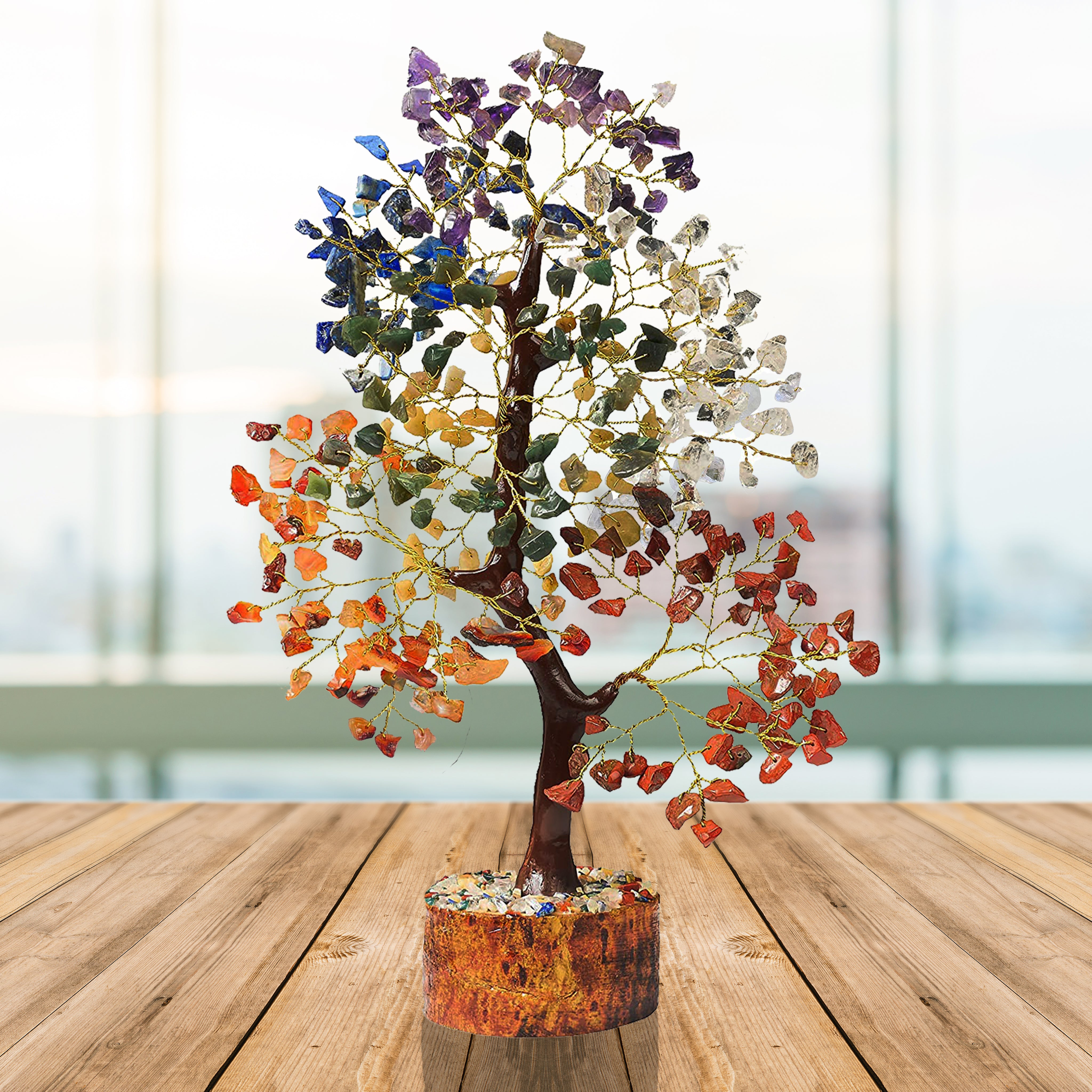 7 Chakra Tree of Life | Crystal Tree for Positive Energy - Meditation ...